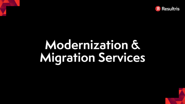 Software Modernization & Migration Services - Resultris